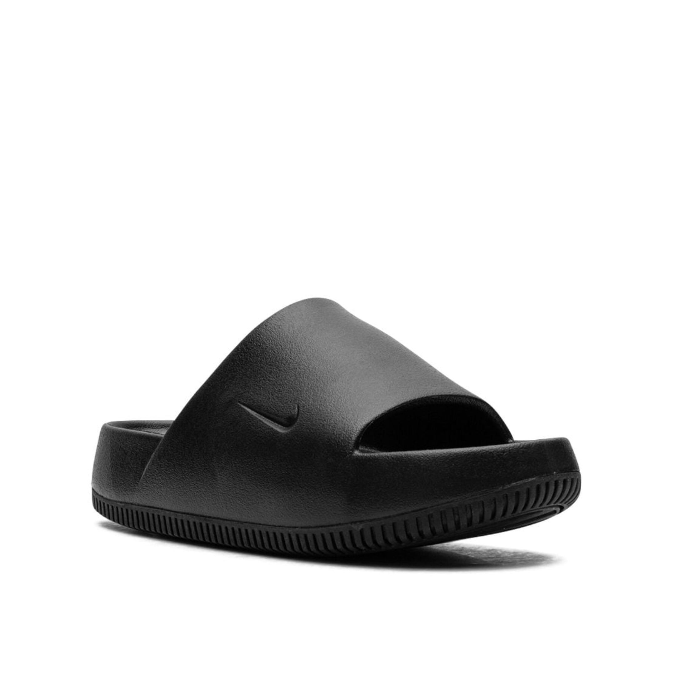 Nike Calm "Black" slides – Level Shoes