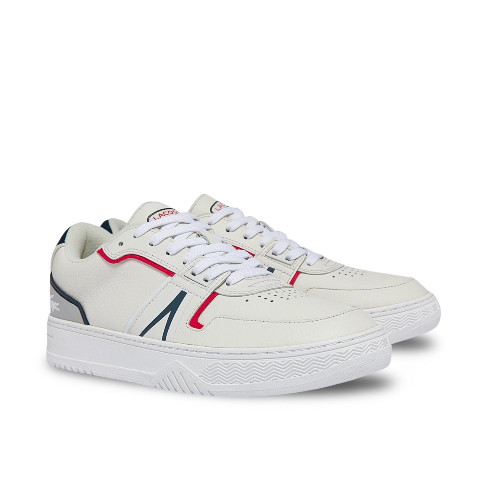 LACOSTE MEN'S L001 LEATHER SNEAKERS – Level Shoes